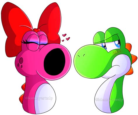 Day 7 Yoshi X Birdo By Kimmyartmlp On Deviantart