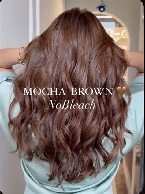 Rich Mocha Brown Hair Color Vibrant Depth No Bleach Required