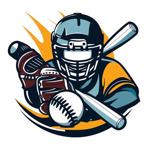 Baseball Logo Design Baseball Tournament Logo Sport 44274486 Vector