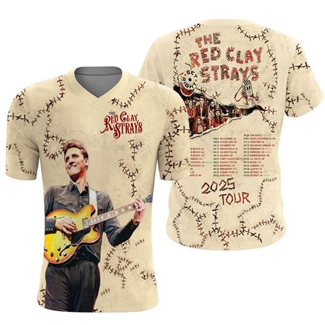 The Red Clay Strays 2025 Tour 3d T Shirt