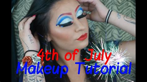 4th Of July Makeup Tutorial Youtube