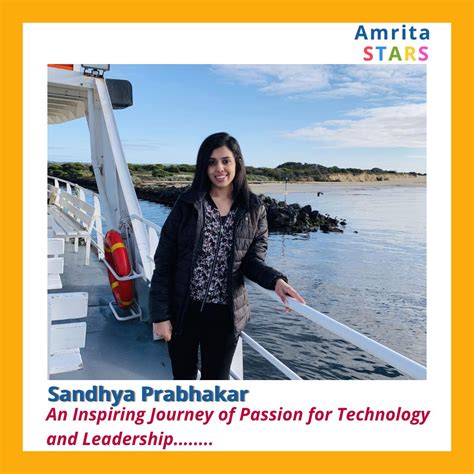 Sandhya Prabhakar On Linkedin Amritaalumni Amritastars