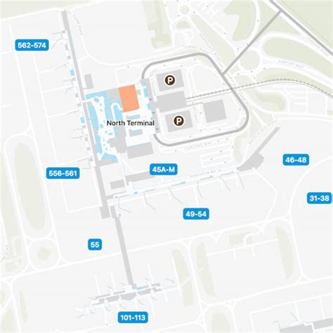 London Gatwick Airport North Terminal Map And Guide