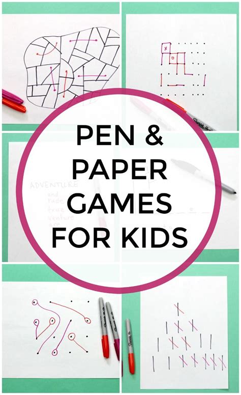 Fun Pen And Paper Games To Cure Boredom Artofit