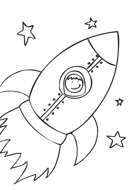 Rocket Printable Template