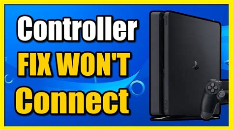 How To Fix PS4 Controller Not Connecting Or Pairing Easy Tutorial YouTube