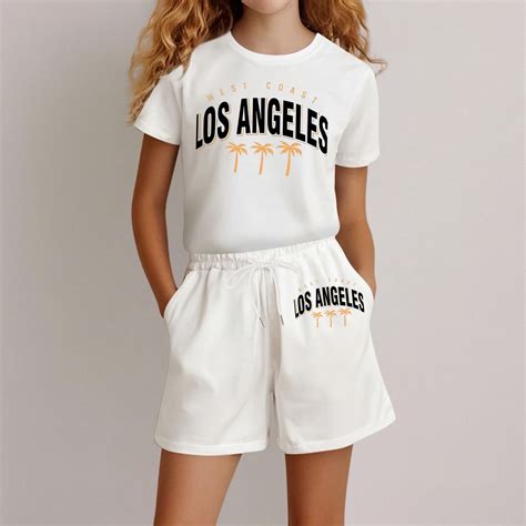 Conairie Clothes Set Two Piece For Girl Regular Fit Short Sleeve T