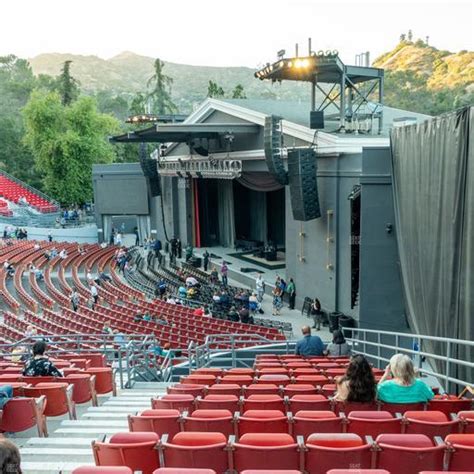 The Greek Theatre Los Angeles Section South Terrace L 1 Seat View