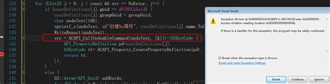 Solved Acapicallundoablecommand Access Violation Readin
