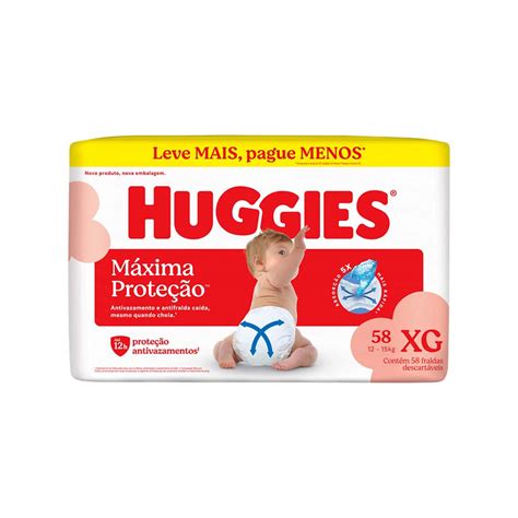Fralda Huggies Supreme Care Xg 58 Unidades