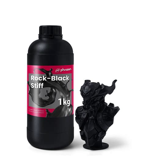 Phrozen Rock Black Stiff 3d Printer Resin Phrozen Technology Resin