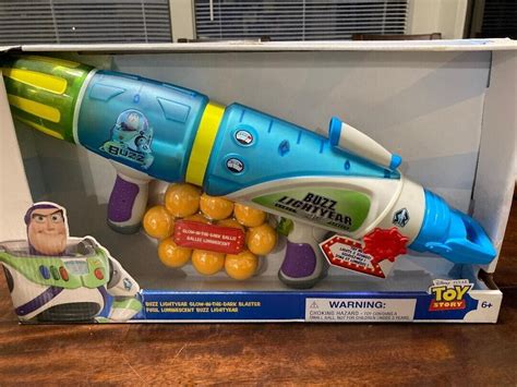 Toy Story Buzz Lightyear Space Ranger Ball Launcher Gun Blaster 4637228354