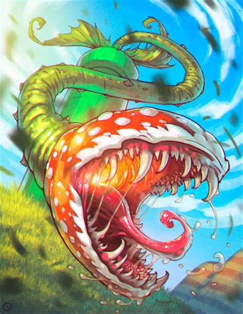 Piranha Plant By Pat Mendoza Scrolller