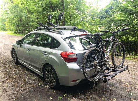 Subaru Impreza With Bike Rack