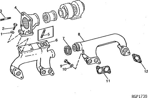 Exhaust Manifold R69937 Deere