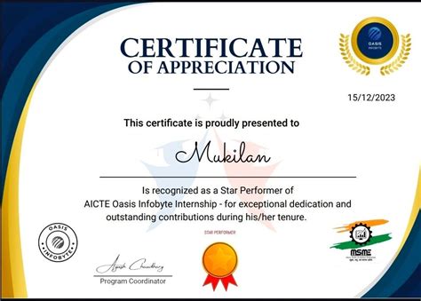 Mukilan S On Linkedin Oasisinfobyte Oasisinfobyteinternship