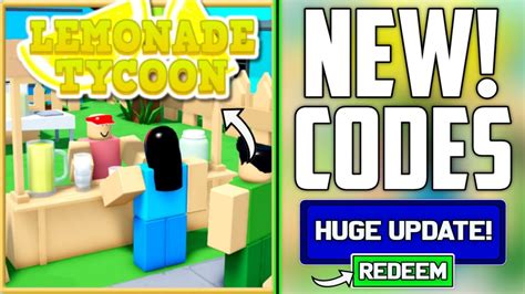 All New Lemonade Tycoon Roblox Codes 2023 Lemonade Tycoon Codes 2023
