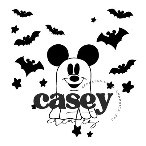 Mickey Ghost Png Etsy