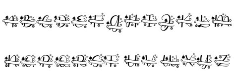 Stunning Christmas Monogram Font