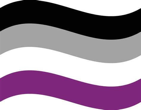 Asexual Pride Flag In Shape International Asexual Pride Flag In Shape