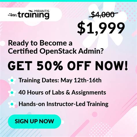 Become A Certified Openstack Administrator Coa For Just 1999 Valued At 4000 Join Our