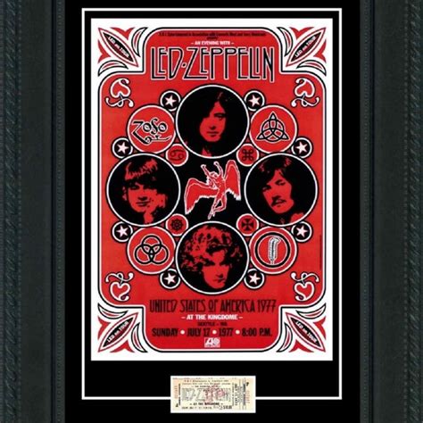 Led Zeppelin Concert Poster Etsy