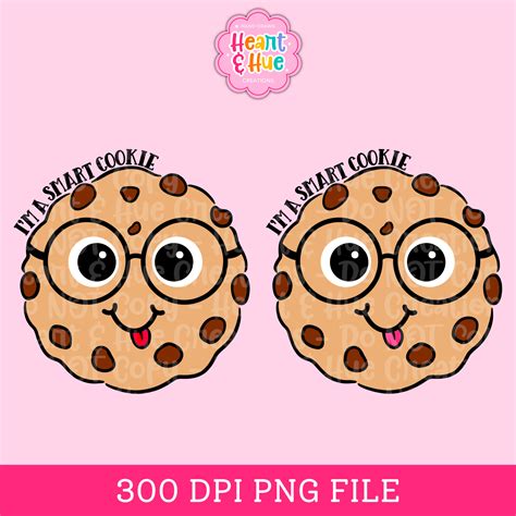 Smart Cookie Png Bundle Heart And Hue Creations