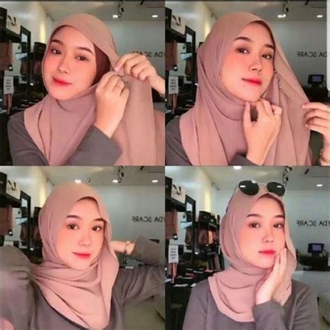 Jual Pasmina Instan Kancing Klip Pasmina Instan Seruty Shopee Indonesia