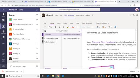 Microsoft Teams And Class Notebook Microsoft Qanda