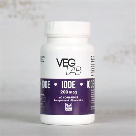 Iode 200mcg Veglab 60 Comprimés