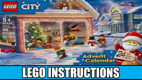 Lego Instructions City 60436 City Advent Calendar 2024 Youtube