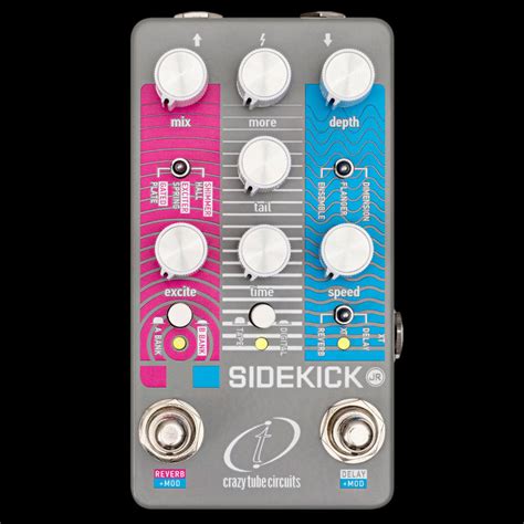 Crazy Tube Circuits Sidekick Jr Modulationdelayreverb Guitar Effect