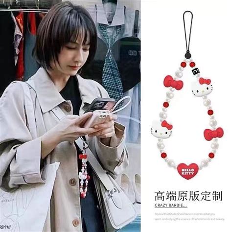 Casetify โซ่คล้องข้อมือ ลาย Hello Kitty หัวใจ ประดับโบว์ Shopee Thailand