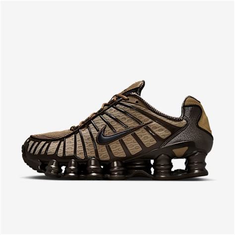 Brown Nike Shox Shoes