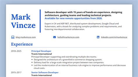 How I Created My Cv With Modern Html And Css
