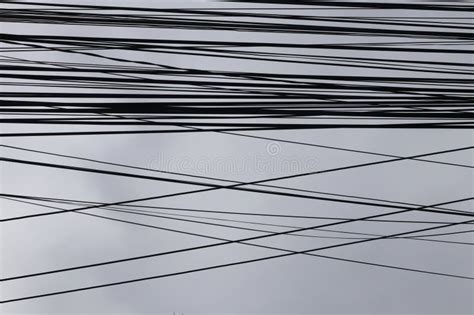 Arrangement And Rows Of Electrical Cables Editorial Image Image Of