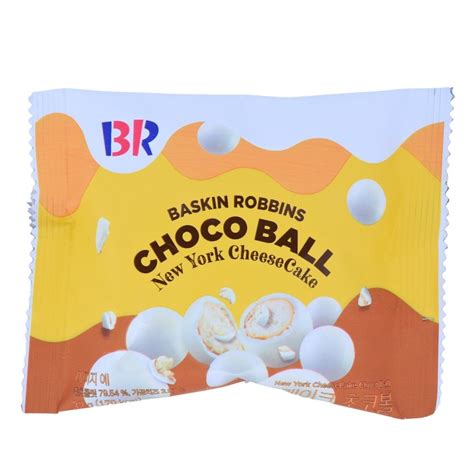 Baskin Robbin New York Cheese Cake Choco Balls Korea 32g Candy Funhouse Candy Funhouse Ca