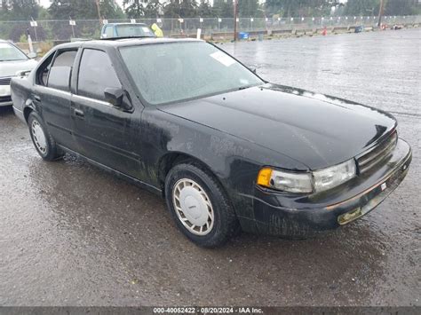 Vin Jn1hj01p5kt222324 Nissan Maxima 1989 Black 3 0l V6 Fi F Free Car