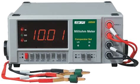 Extech 380562 High Resolution Precision Milli Ohm Meter 220vac For