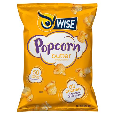 Wise White Cheddar Flavored Popcorn 6 Oz Fairway