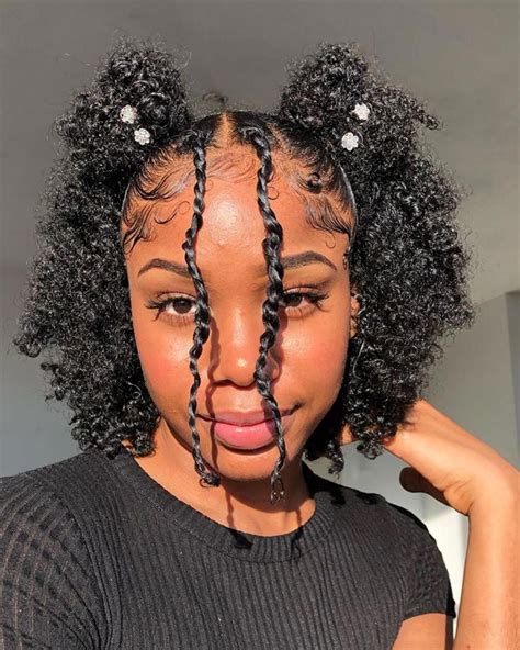 Looking Good Natural Hairstyles For Black Girls Wedding Day Updo Short