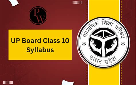 Up Board Class 10 Syllabus 2025 26 Pdf Download Subject Wise