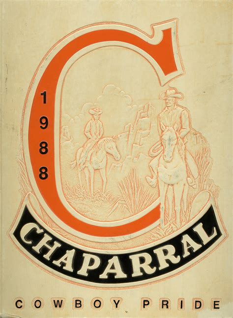 1988 Yearbook From Chaparral High School From Las Vegas Nevada