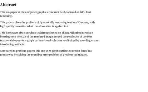 Gpu Centered Font Rendering Directly From Glyph Outlines Claudio