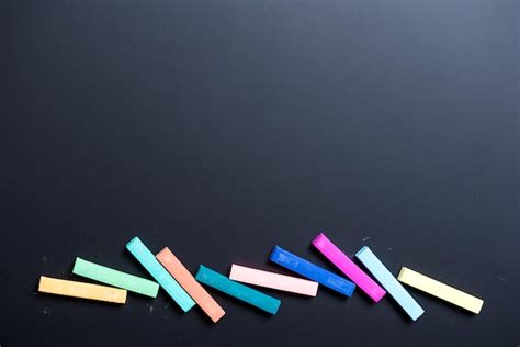 Directly Above Shot Of Colorful Crayons On Table Premium Photo