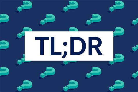 What Does Tldr Mean Definition And Usage Explained