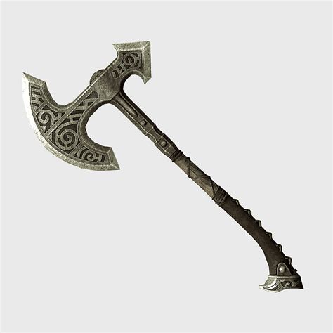 Battle Axe Weapon Elder Scrolls Hatchet Skyrim Cold Weapon Throwing