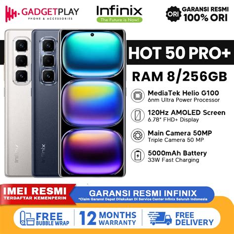 Jual Infinix Hot 50 Pro Plus 8GB 256GB Garansi Resmi 1 Tahun Shopee Indonesia