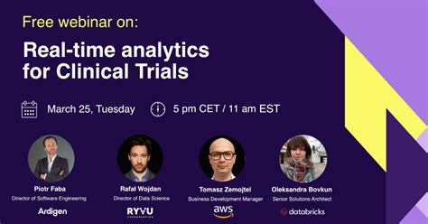 Real Time Analytics For Clinical Trials