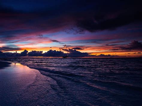 Maldives Sunset Wallpapers Wallpaper Cave